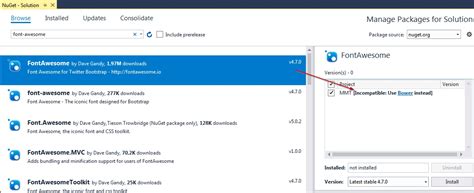 Npm How To Install Font Awesome In Visual Studio Using ASP NET Core V Stack Overflow