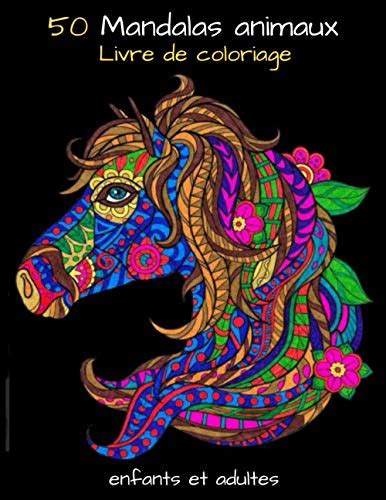 50 Mandalas animaux livre de coloriage enfants et adultes Livre à Colorier 50 Mandalas sur