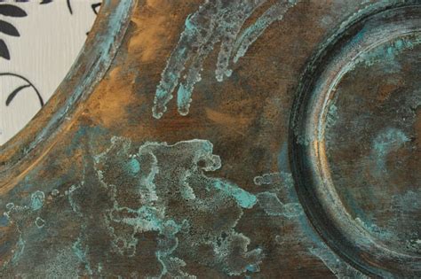 Faux Verdigris Patina Technique