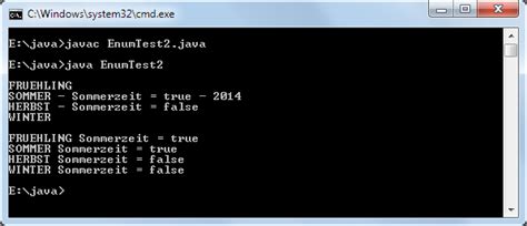 Enumerations in Java Aufzählungstypen definieren und erweitern