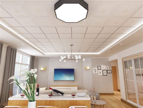 Pvc扣板吊顶安装方法农村自建房吊顶用什么材料好 轩鼎房屋图纸