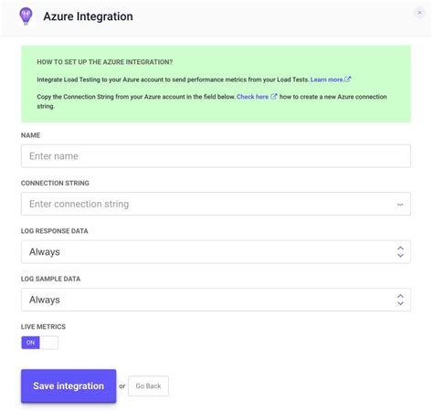 Azure App Insights Integration Loadfocus