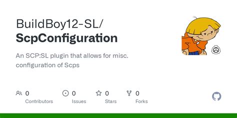 GitHub BuildBoy SL ScpConfiguration An SCP SL Plugin That Allows For Misc Configuration Of