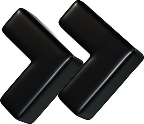 Two Arrows 3d Color 43205946 Png