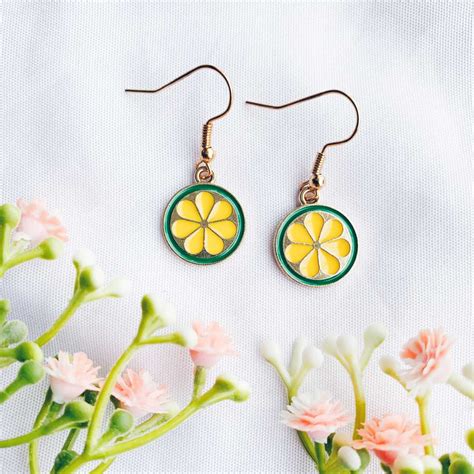 Gold Flower Earrings Nowstalgia