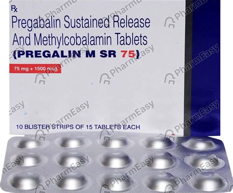 Pregaba M Sr 75mg Strip Of 15 Tablets Uses Side Effects Price