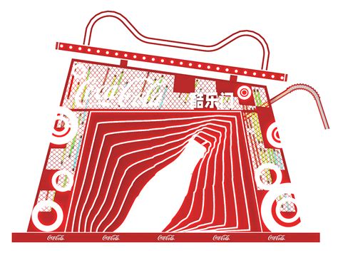 【可口可乐】互动装置 户外美陈ricodesign 站酷zcool