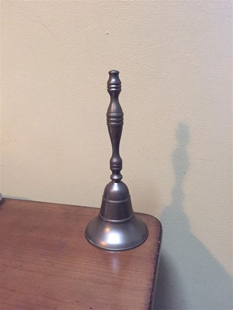 Vintage Solid Brass Bell India Etsy