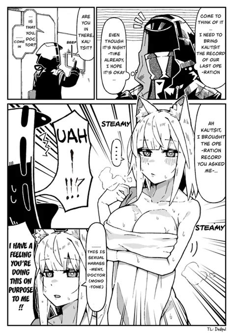 Doctor And Kal Tsit Arknights Drawn By Kumamu Danbooru