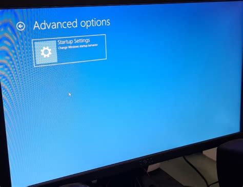 Why Is There Only Startup Setting In My Advanced Options Microsoft Qanda
