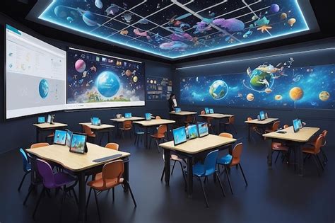 Premium Photo Augmented Reality Transforming Classrooms