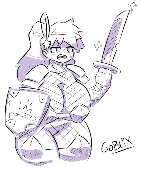 Rule 34 2d Breast Goblix Goblix18 Knight Original Character Skarlet