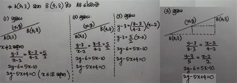 සරල රේඛාවක සමීකරණය Meta Hub