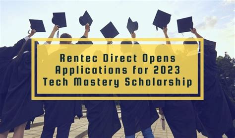 Rentec Direct Opens Applications For 2023 Tech Mastery Scholarship