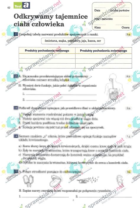 Tajemnice Przyrody Klasa 4 Testy Do Pobrania