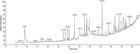 Figure 5 From Gc Ms Analysis Of Bioactive Compounds Extracted From Plant Rhazya Stricta Using