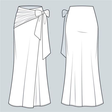 30 Wrap Around Skirt Stock Illustrations Royalty Free Vector Graphics