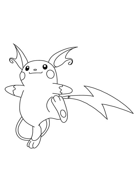 Disegno Da Stampare E Colorare Di A Pokemon Raichu