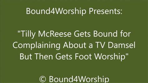 Tilly Mcreese Gets Foot Worship While Watching Tv Wmv Bound Worship Clips Sale