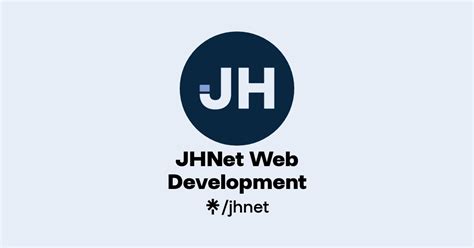jhnet web development instagram facebook tiktok linktree
