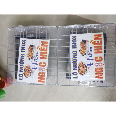 Lò Nướng Than Inox có vĩ nướng cao cấp Shopee Việt Nam