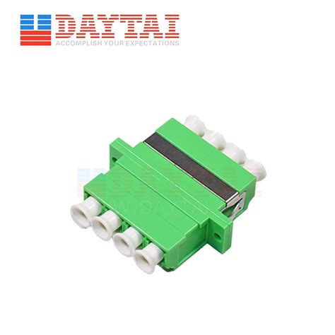 4 Core LC APC To LC APC Sm Plastic Fiber Optic Adapter China Fiber Optic Adapter And Optical