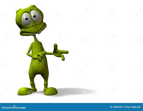 Alien Pointing Stock Illustration Illustration Of Surprised 1834643