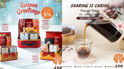 Katalog Promo J Co Anniversary Ke 17 Tahun Dapatkan 2 Jcool Couple