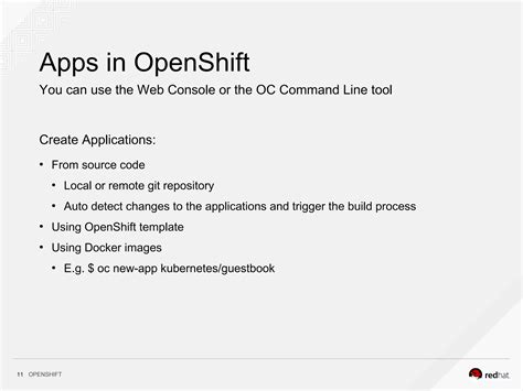 Openshift Build Deploy And Manage Open Standard Containers Ppt