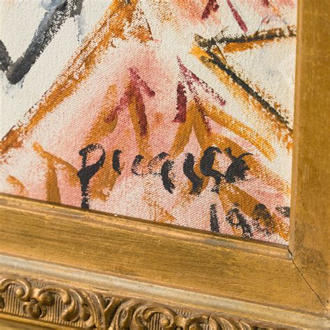Self Portrait In The Style Of Pablo Picasso 1907 John Myatt Castle