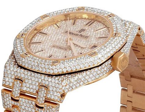 Vvs Full Iced Out Moissanite Diamond Stainless Steel Rose Gold 42mm Men