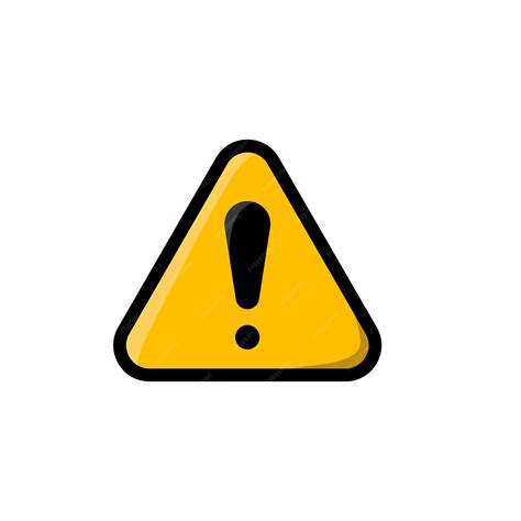 Premium Vector Warning Icon Vector