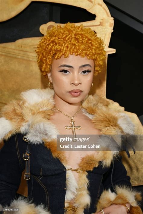 Ice Spice Attends The 66th Grammy Awards At Arena On News