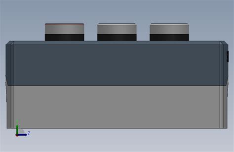带指示灯2复位平钮 Gob 3a11 Gw 行车开关solidworks 2018模型图纸下载 懒石网