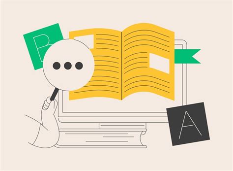 Premium Vector Glossary Abstract Concept Vector Illustration Website