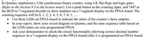 Solved Please Help In Answering This Question In Quartus With Steps