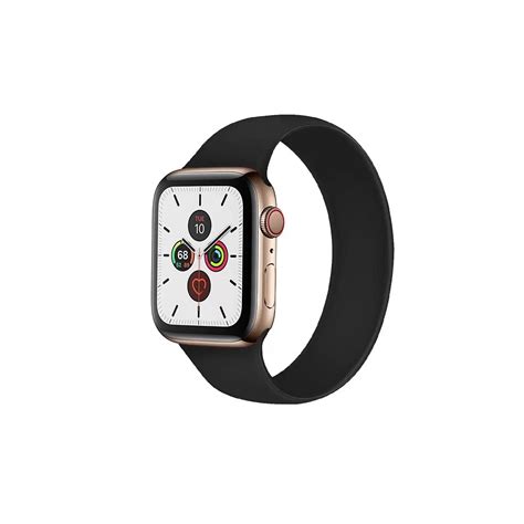 Apple Watch solo szilikon szíj fekete mm M méret AlmaShop hu