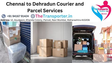 Courier Booking Chennai To Dehradun Live Delivery Update