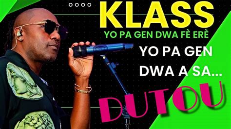 KLASS YO PA GEN DWA FÈ ERÈ DUTOU GWO DEKLARASYON sou DJAZZ la de