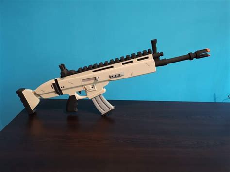 Scar Assault Rifle Legendary Fortnite Battle Royale 3d
