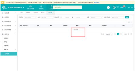 Bug 10333 【工作记录】居委会成员账号，新增工作记录，提示新增成功，但是列表看不到数据 重庆市智慧社区智慧养老云平台 禅道