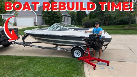 Removing Mercruiser 3 0 From Boat Engine Rebuild Time Youtube