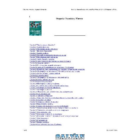 دانلود کتاب Organic Chemistry Jonathan Clayden بلیان