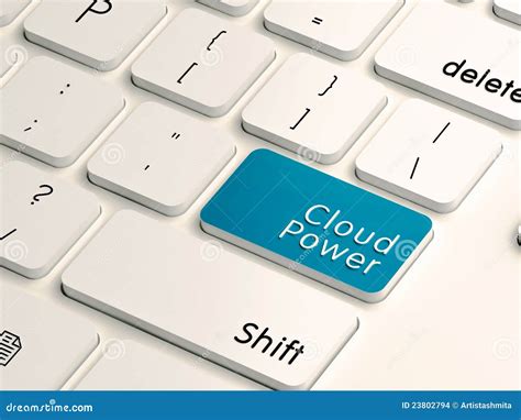 Cloud Computing Power Stock Illustration Illustration Of Information 23802794