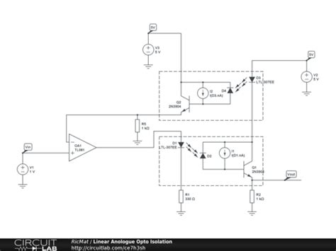 Linear Anologue Opto Isolation Circuitlab