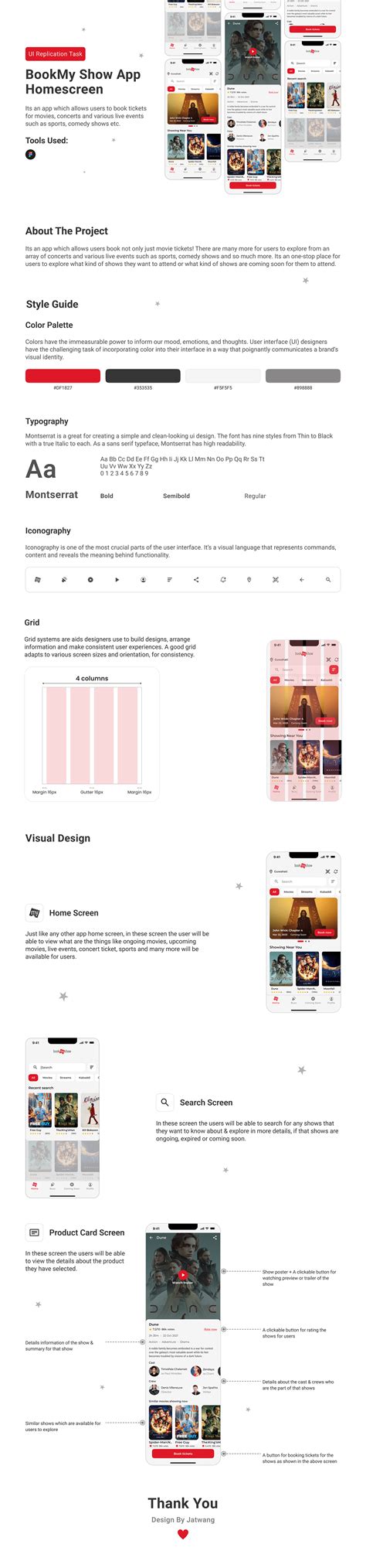 Book My Show App Homescreen Ui Replication Task On Behance