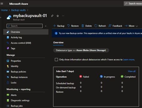 Azure Backup Vault Using Terraform