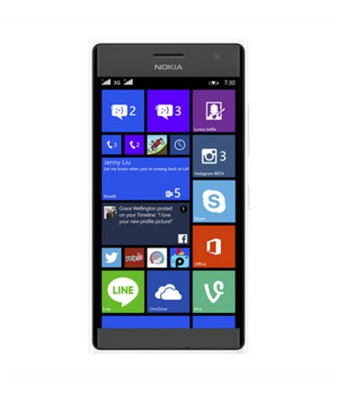 Nokia Lumia 730 Dual SIM White Price In India Buy Nokia Lumia 730 Dual