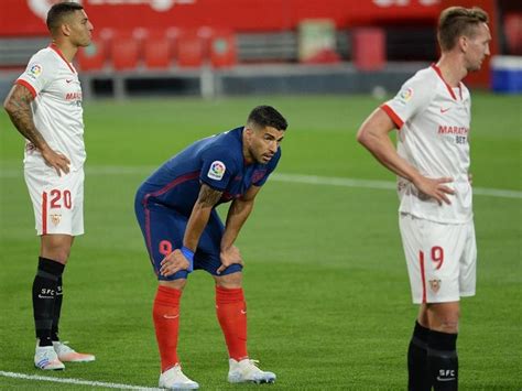 La Liga Atletico Madrid Dealt Another Title Blow After Defeat By Sevilla Football News