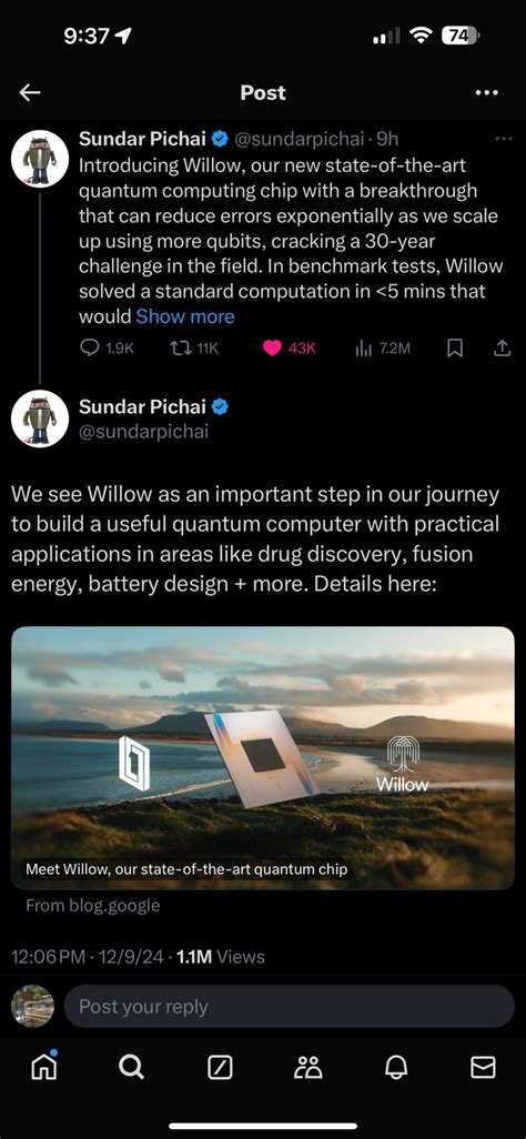 Troy M On Linkedin Quantumcomputing Willowchip Techinnovation
